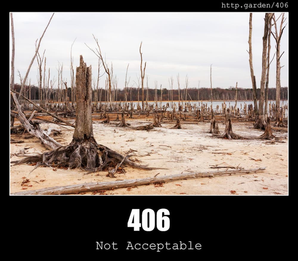 406 Not Acceptable - HTTP status code and dogs!